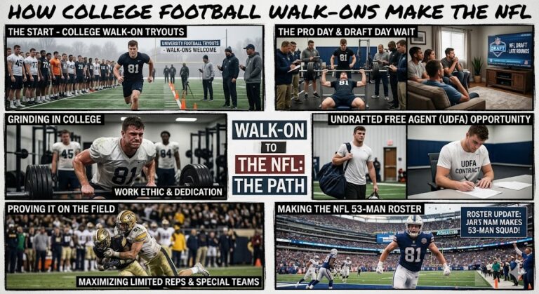 How College Football Walk-Ons Make the NFL