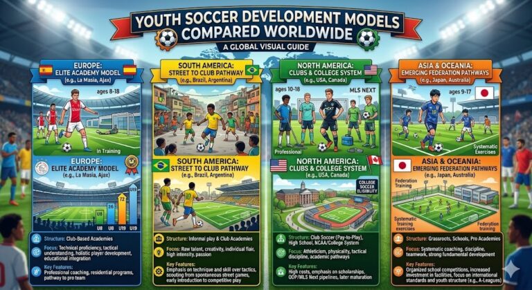 Youth Soccer Development Models Compared Worldwide